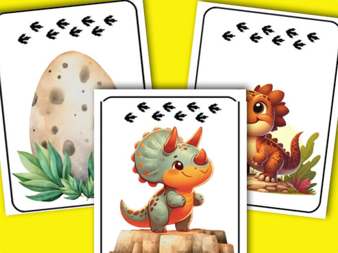 Printable Dinosaur activity - Matching game – kissmypatootie