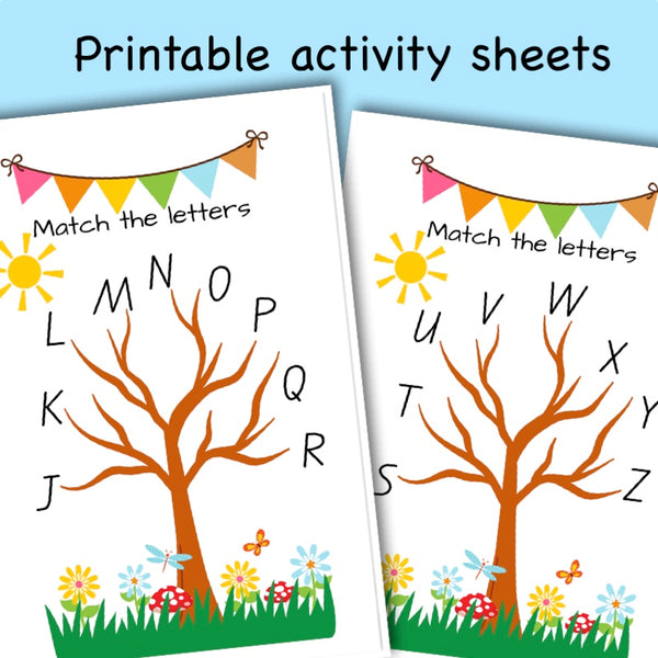 Printable Woodland Animal activity sheets - alphabet – Kiss My Patootie